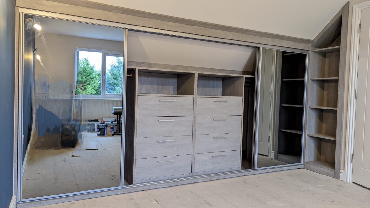 Bespoke Wardrobe In Loft Conversion - Furniche